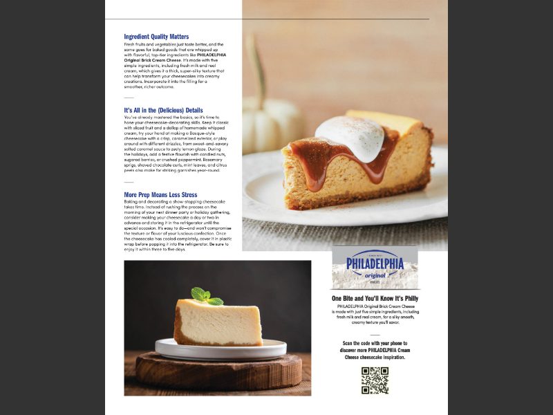 Better Homes & Gardens December 2023Philadelphia Cream Cheese Ad 2