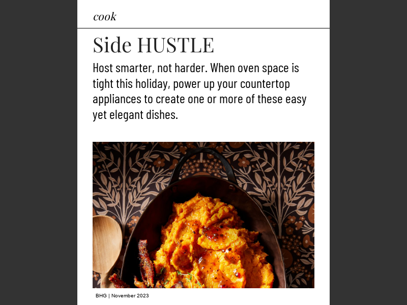 Better Homes & Gardens November 2023Side Hustle