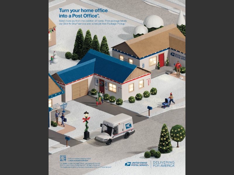 Food Network Magazine - December 2023 January 2024Post Office Ad