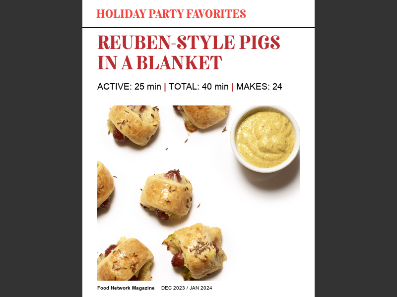 Food Network Magazine - December 2023 January 2024Holiday Party ...