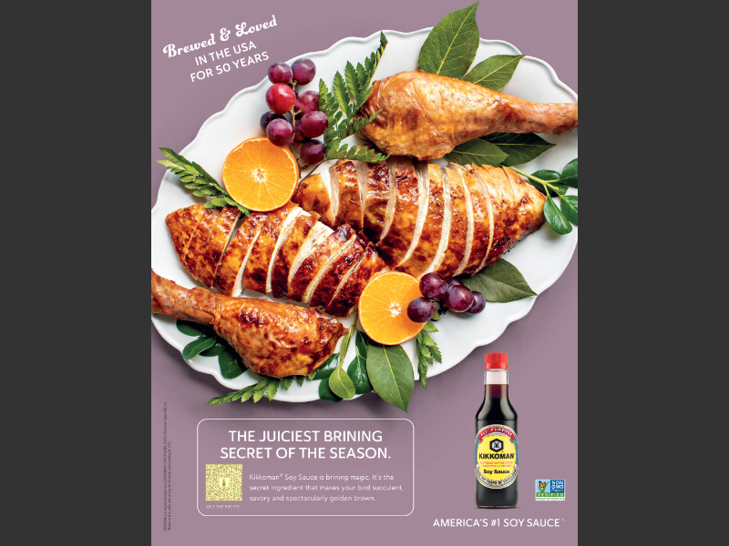 Food Network Magazine - December 2023 January 2024Soy Sauce Ad