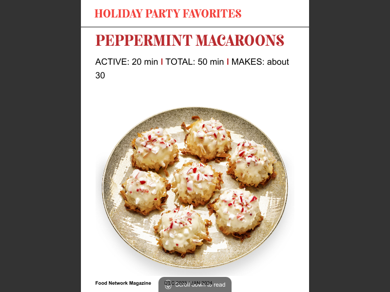 Food Network Magazine - December 2023 January 2024Holiday Party ...