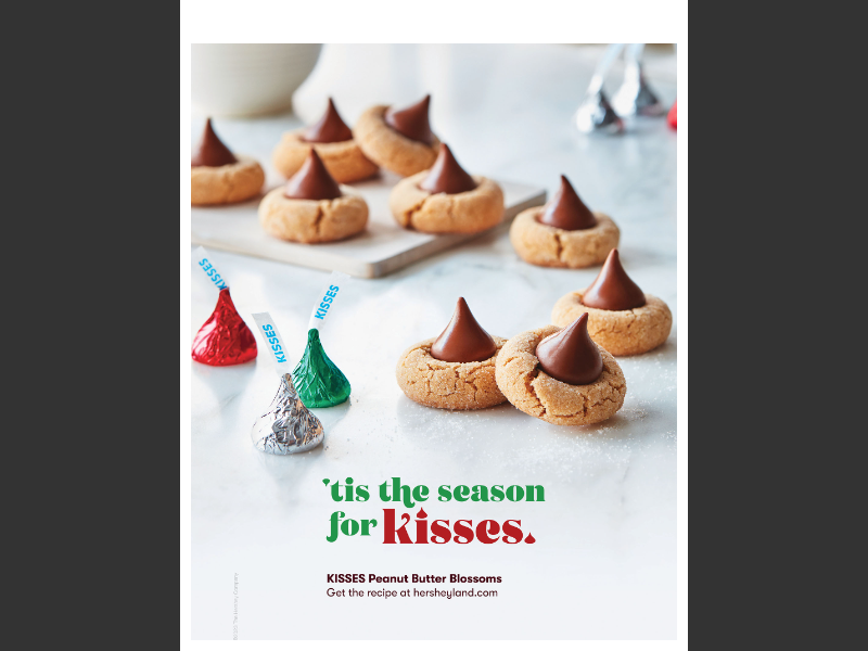 Food Network Magazine - November 2023Kisses Ad