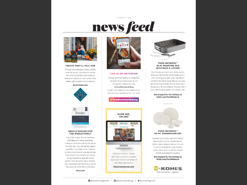 Food Network Magazine - November 2023News Feed Ad