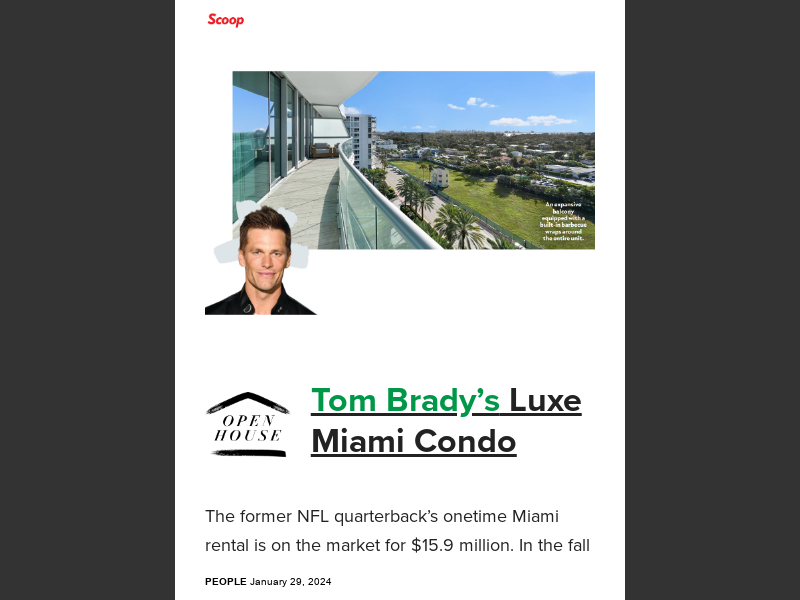 People - January 29, 2024Tom Brady