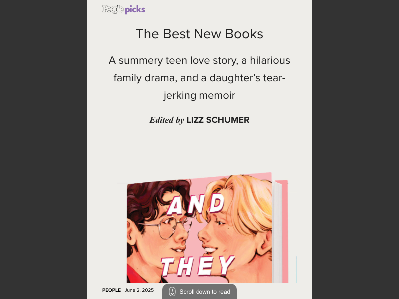 People - June 2, 2025The Best New Books