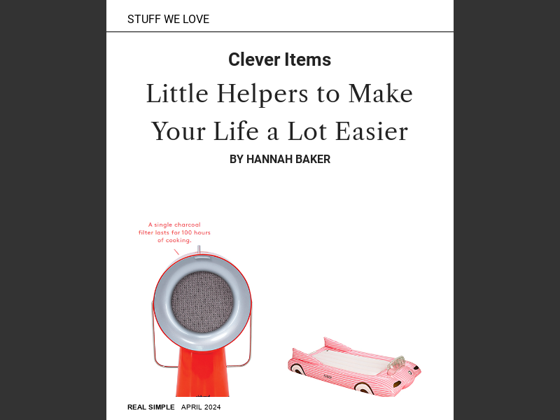 Real Simple - April 2024Clever Items