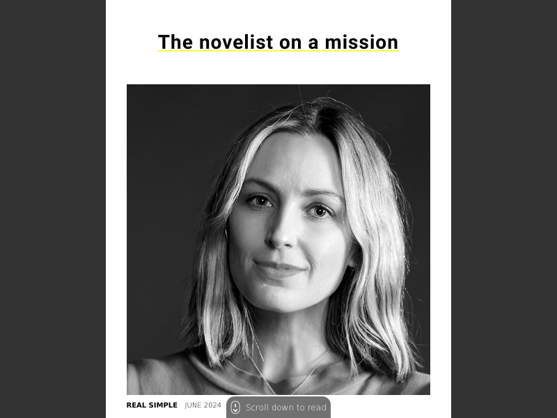 Real Simple - June 2024& The Brightest - The Novelist