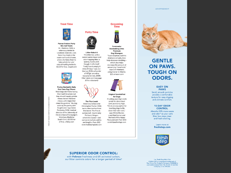 Real Simple - June 2024Fresh Step Outstretch Ad 3