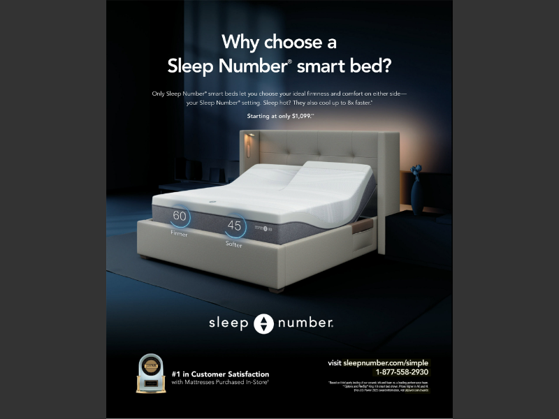 Real Simple - March 2024Sleep Number Ad