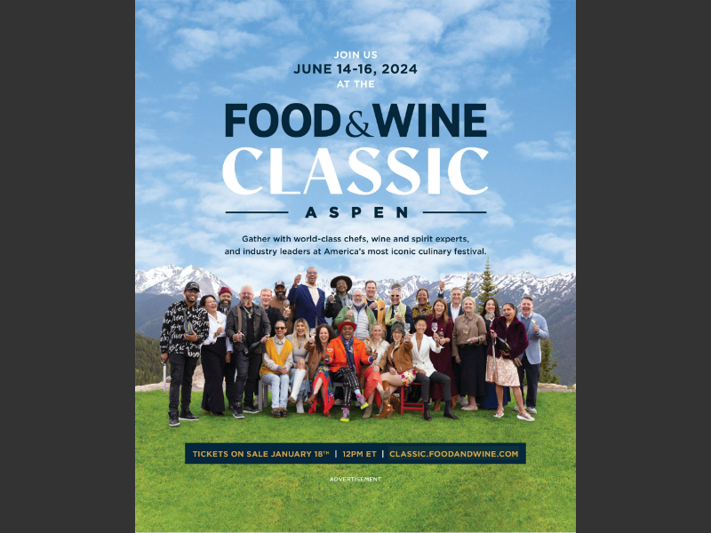 Real Simple - March 2024Food & Wine Classic Ad