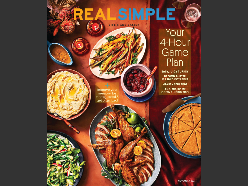 Real Simple November 2023Cover