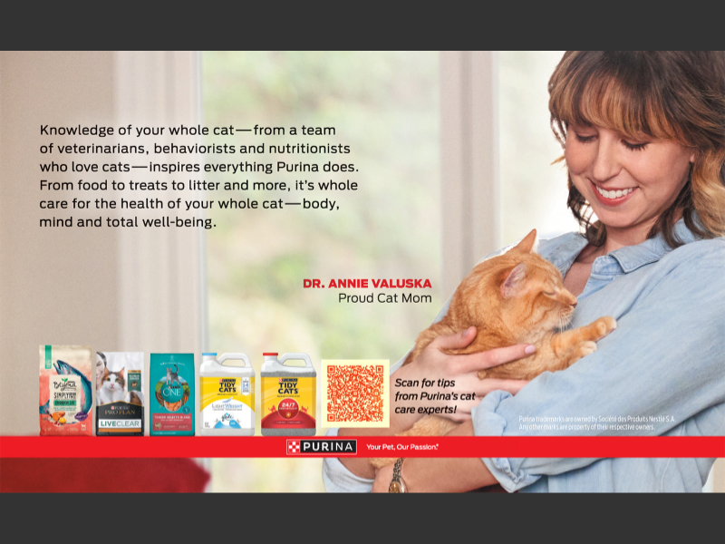 Real Simple November 2023Purina Cat 2 Ad