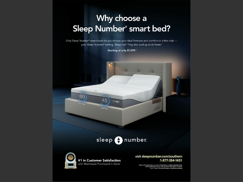 Southern Living - April 2024Sleep Number Ad