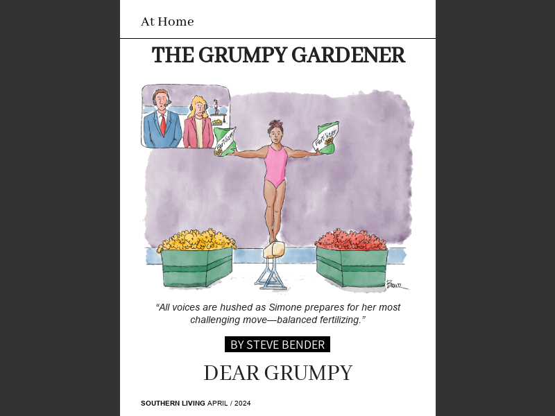 Southern Living - April 2024The Grumpy Gardener