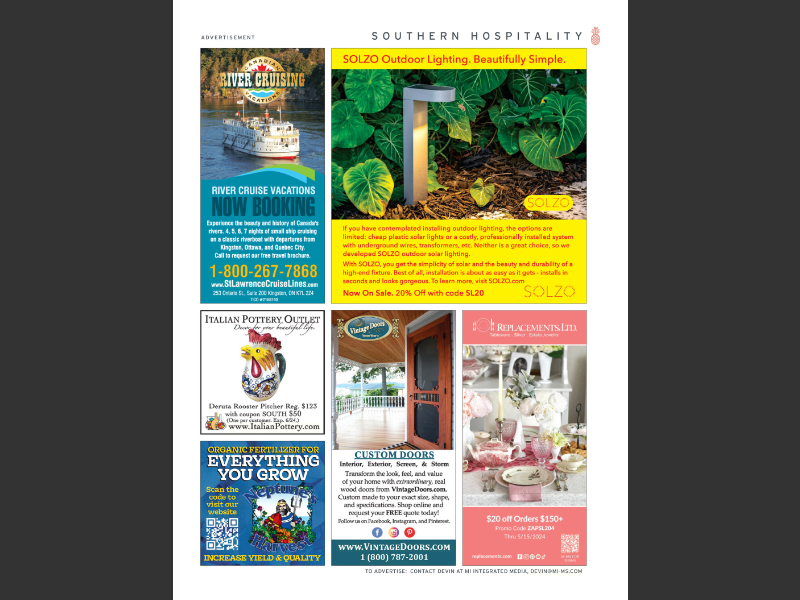 Southern Living - April 2024Southern Hospitality Ad