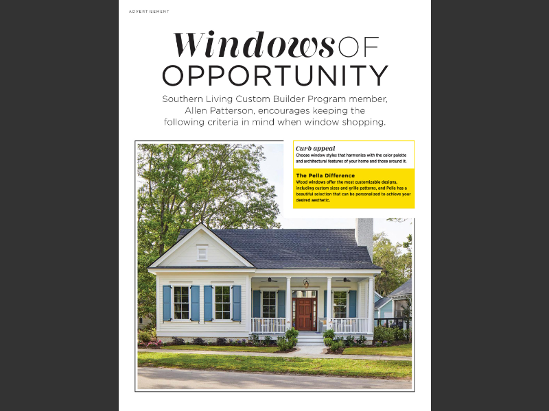 Southern Living - March 2024Windows of Opportunity Ad 1