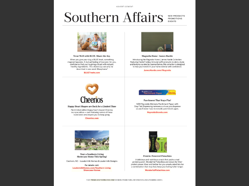 Southern Living - March 2024Southern Affairs Ad