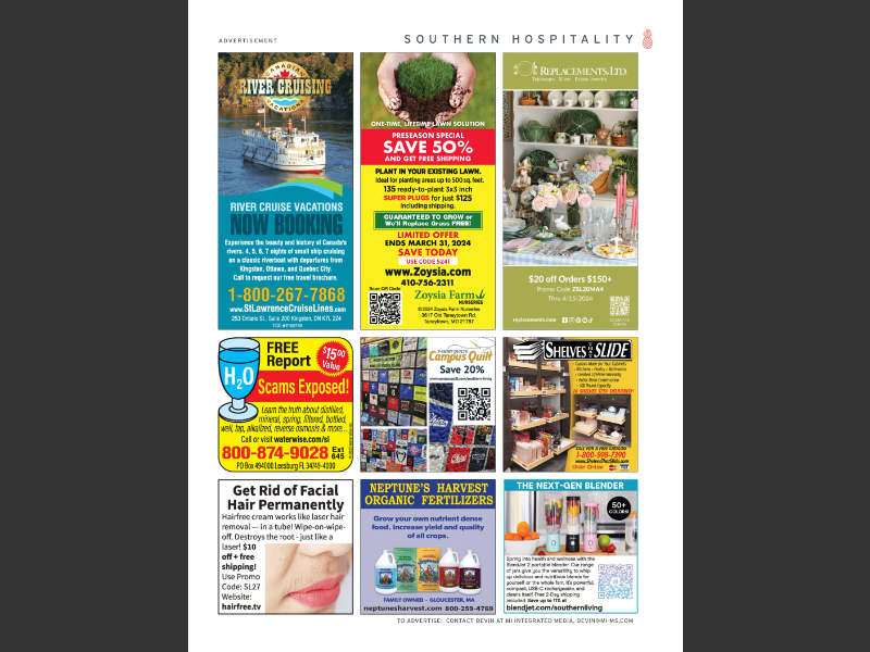 Southern Living - March 2024Southern Hospitality Ad