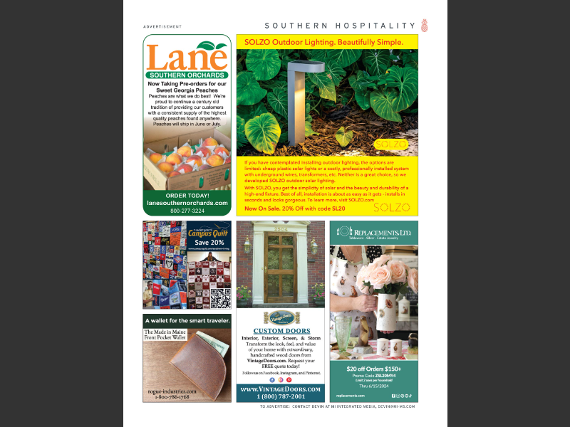 Southern Living - May 2024Southern Hospitality Ad
